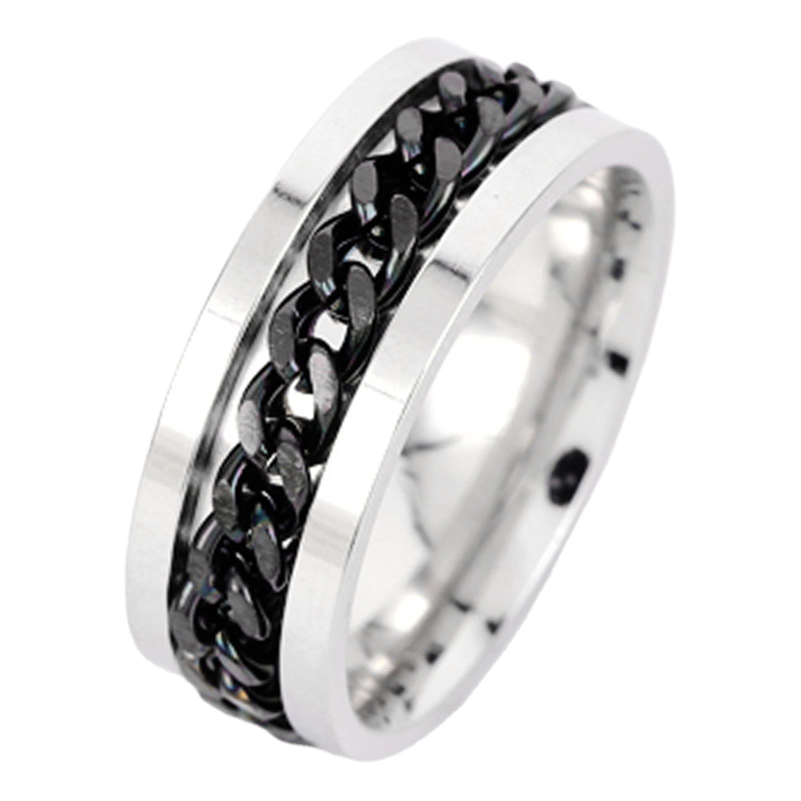 Spinner Ring, Stainless Steel Spinning Ring For Anxiety, Anxiety Ring ...