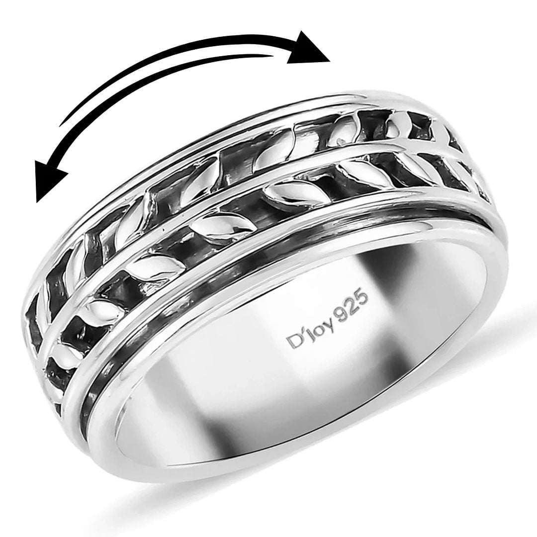 Spinner Ring for Women - Spinning Anti Anxiety Ring for Men - Wedding ...