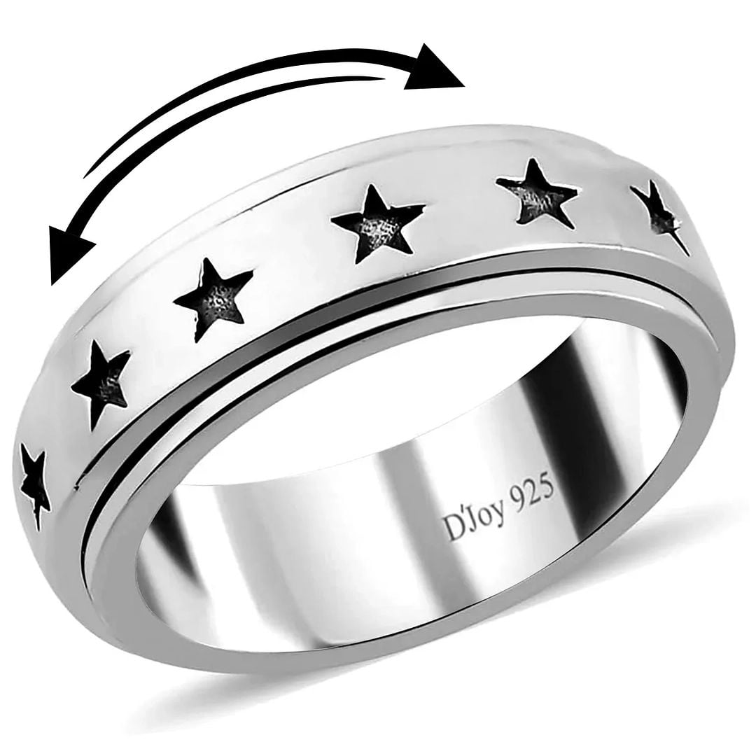 Spinner Ring for Women - Spinning Anti Anxiety Ring for Men - Wedding ...