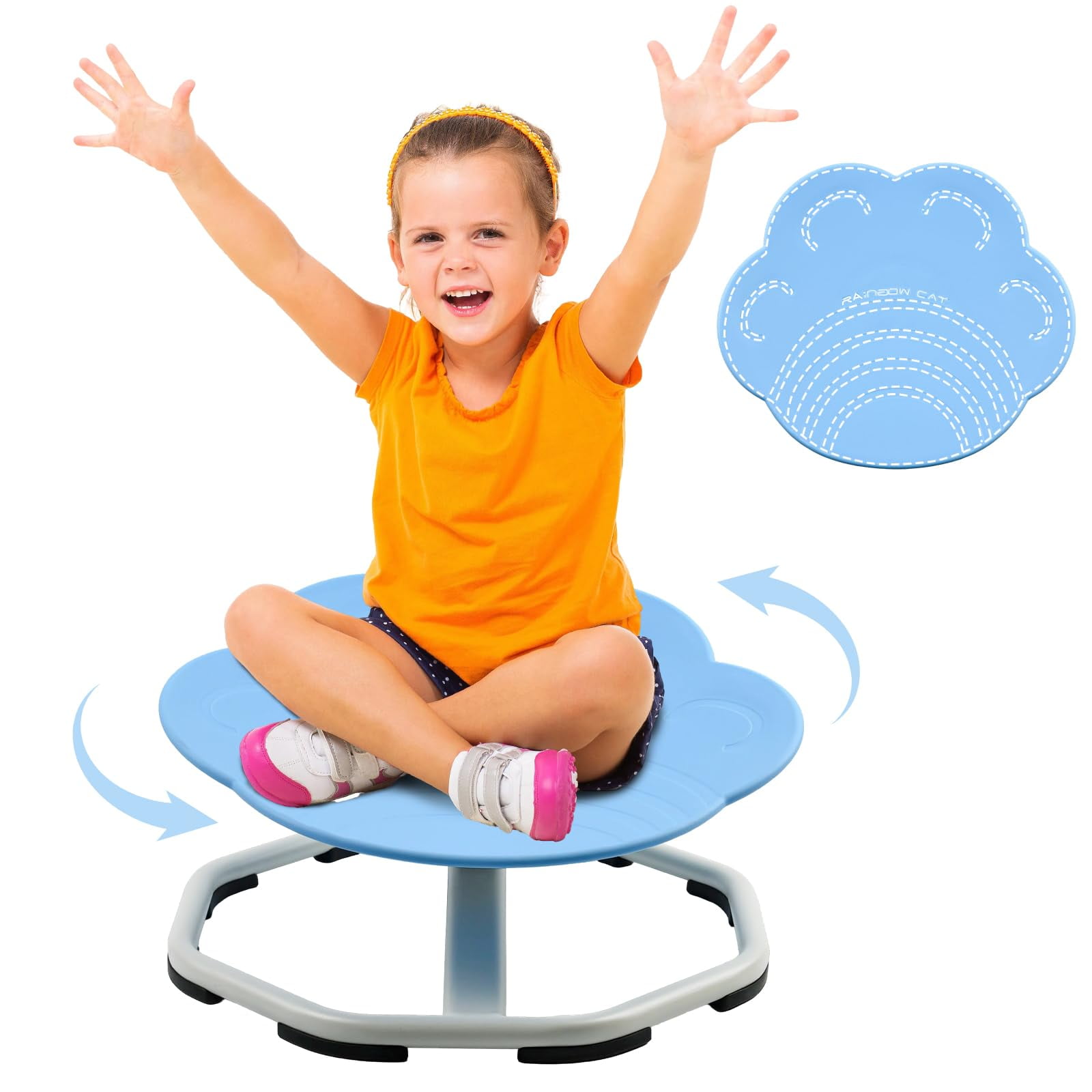 Spinning Chair for Autistic Kids, Kids Sensory Swivel Chairs,Autism ...