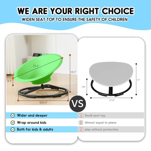 Spinning Chair for Autistic Kids, Sit and Spin Autism Toys for Age 3 ...