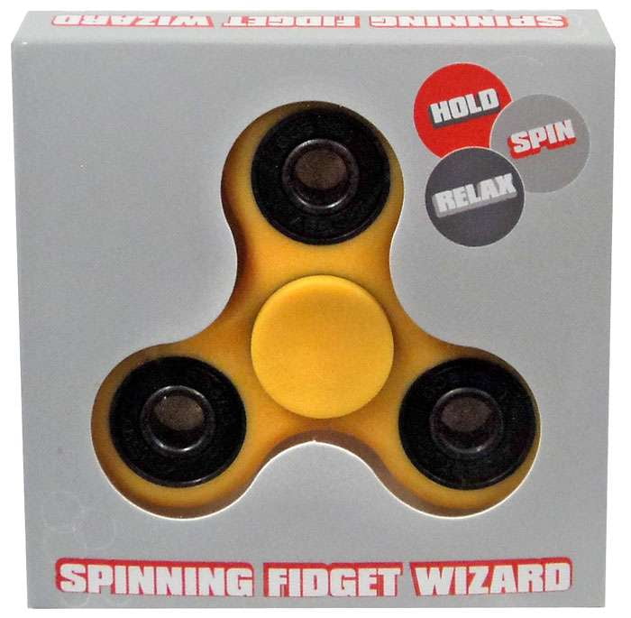Spinning Fidget Wizard Yellow Spinner - Walmart.com