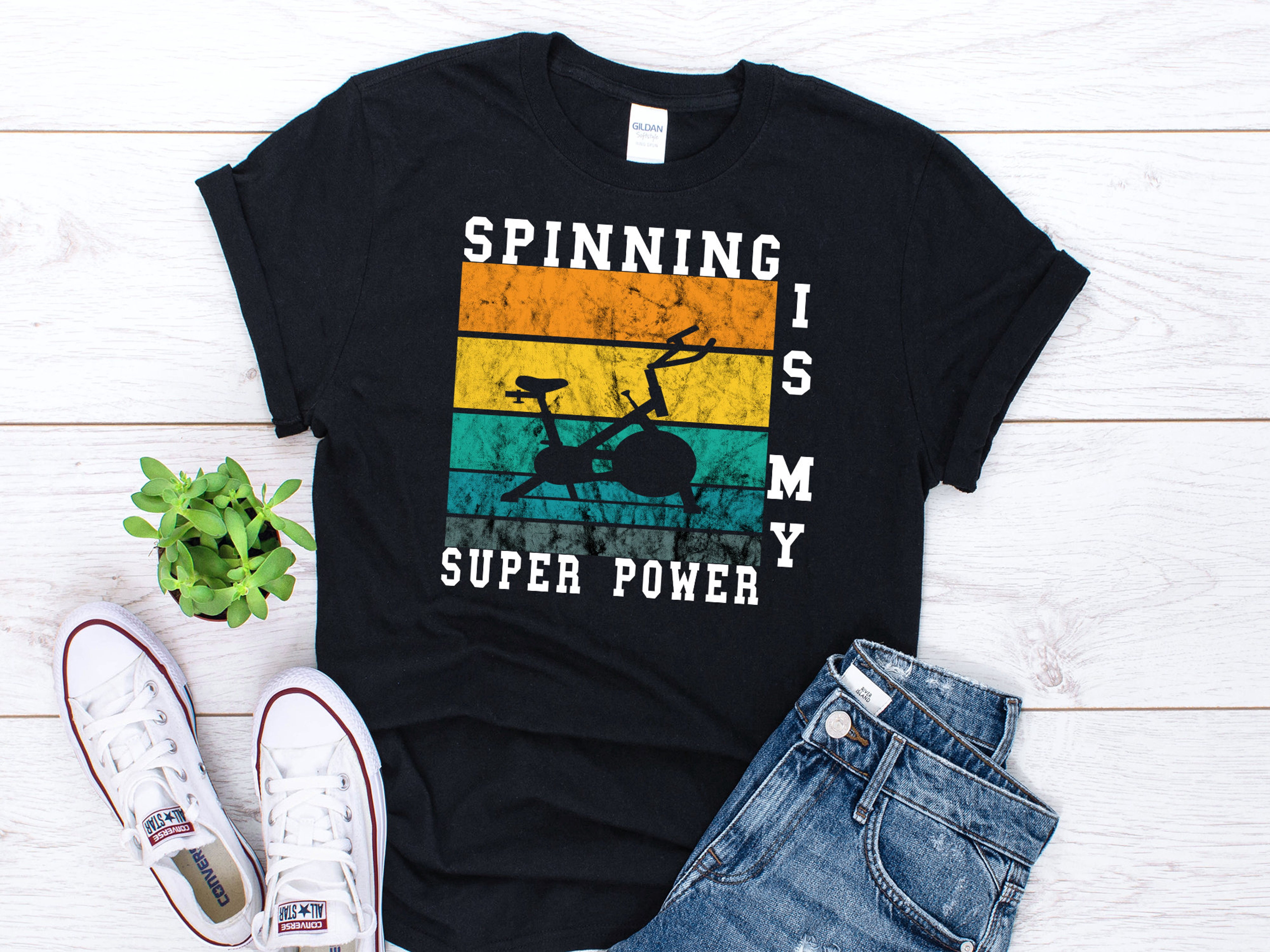 Spinning Is My Superpower Shirt, Spinning Class Shirt, Spinning Class ...