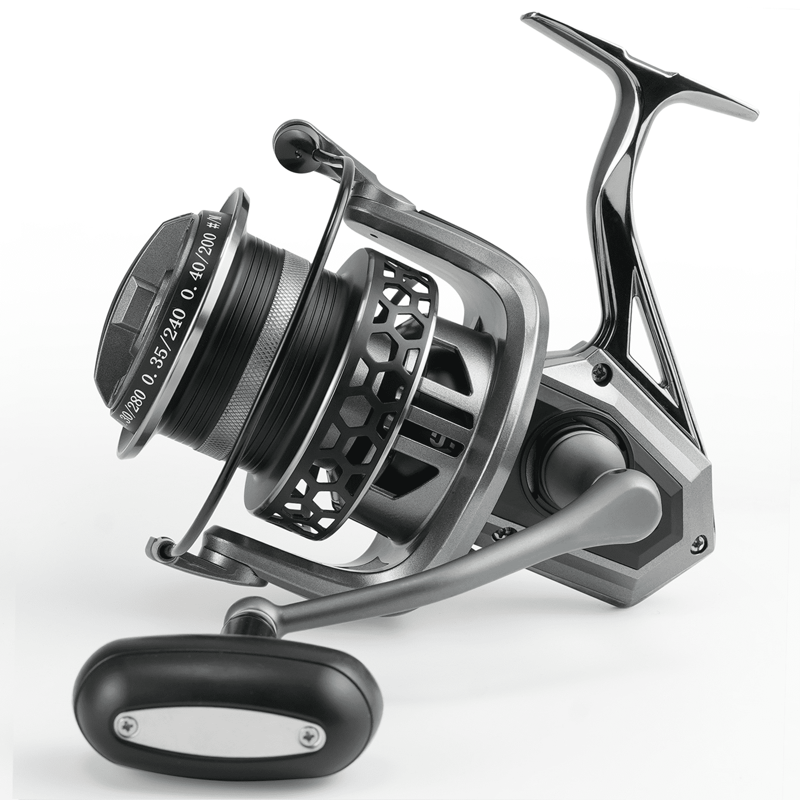 Spinning Reels Ultralight Metal 5.1:1 Gear Ratio 8000-12000 Saltwater ...