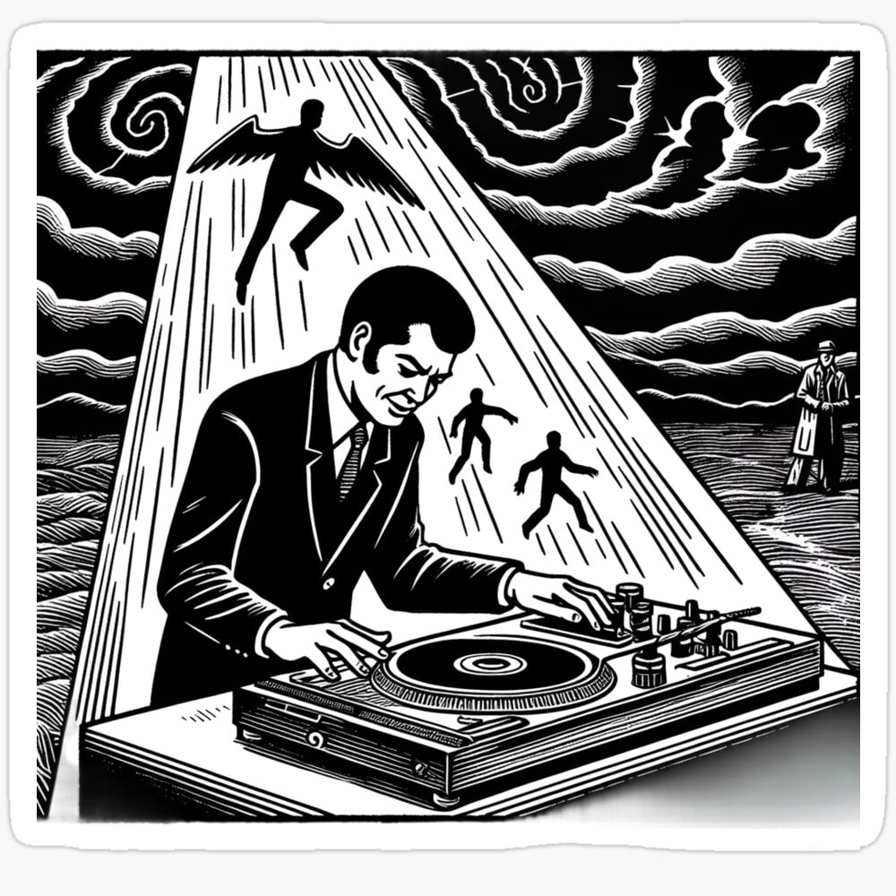 Spinning Rhythms Stickerphone Decal Water Bottle Stickers, Vinyl ...