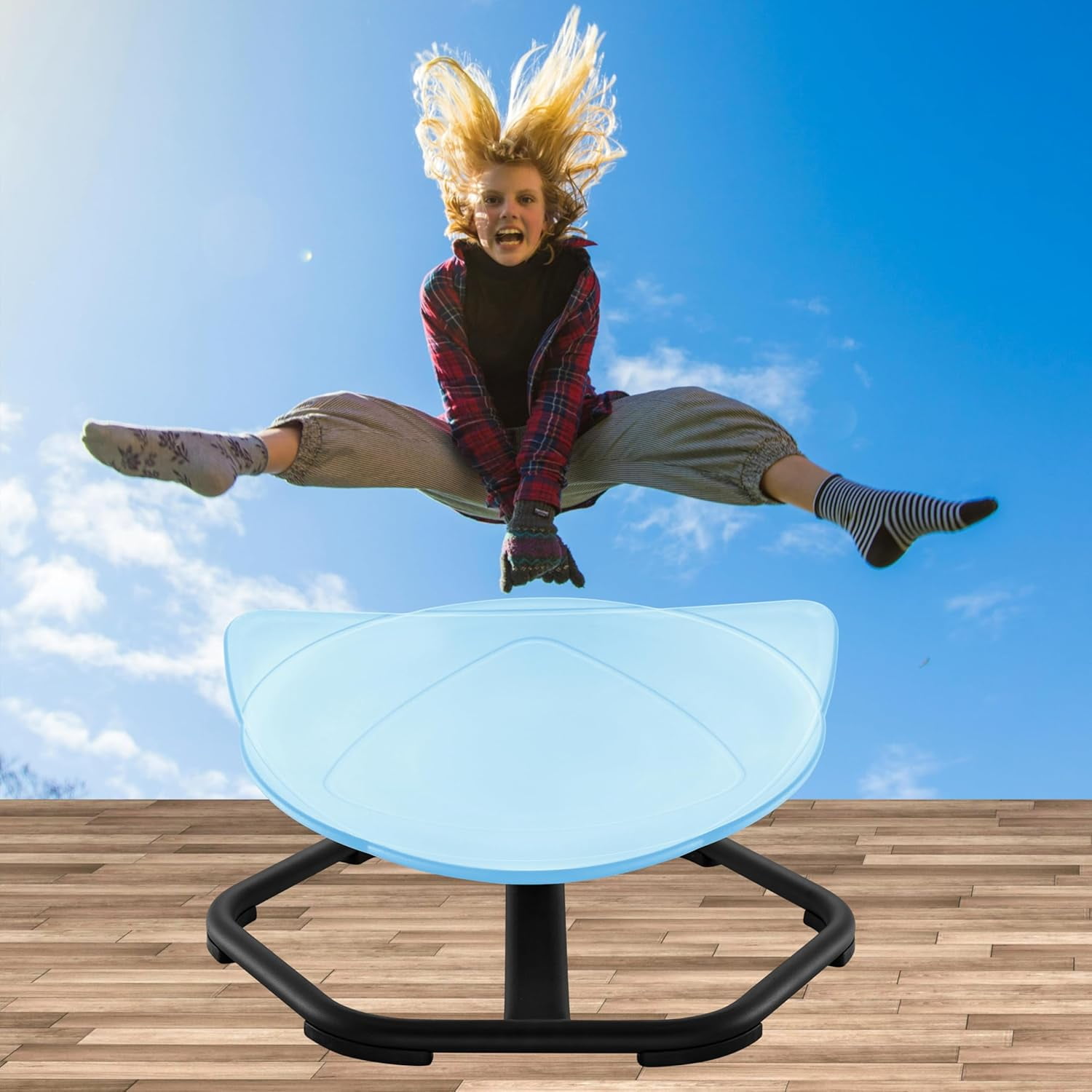 Spinning Sensory Chair, Shield Modeling Sensory Spinning Chair for Kids ...