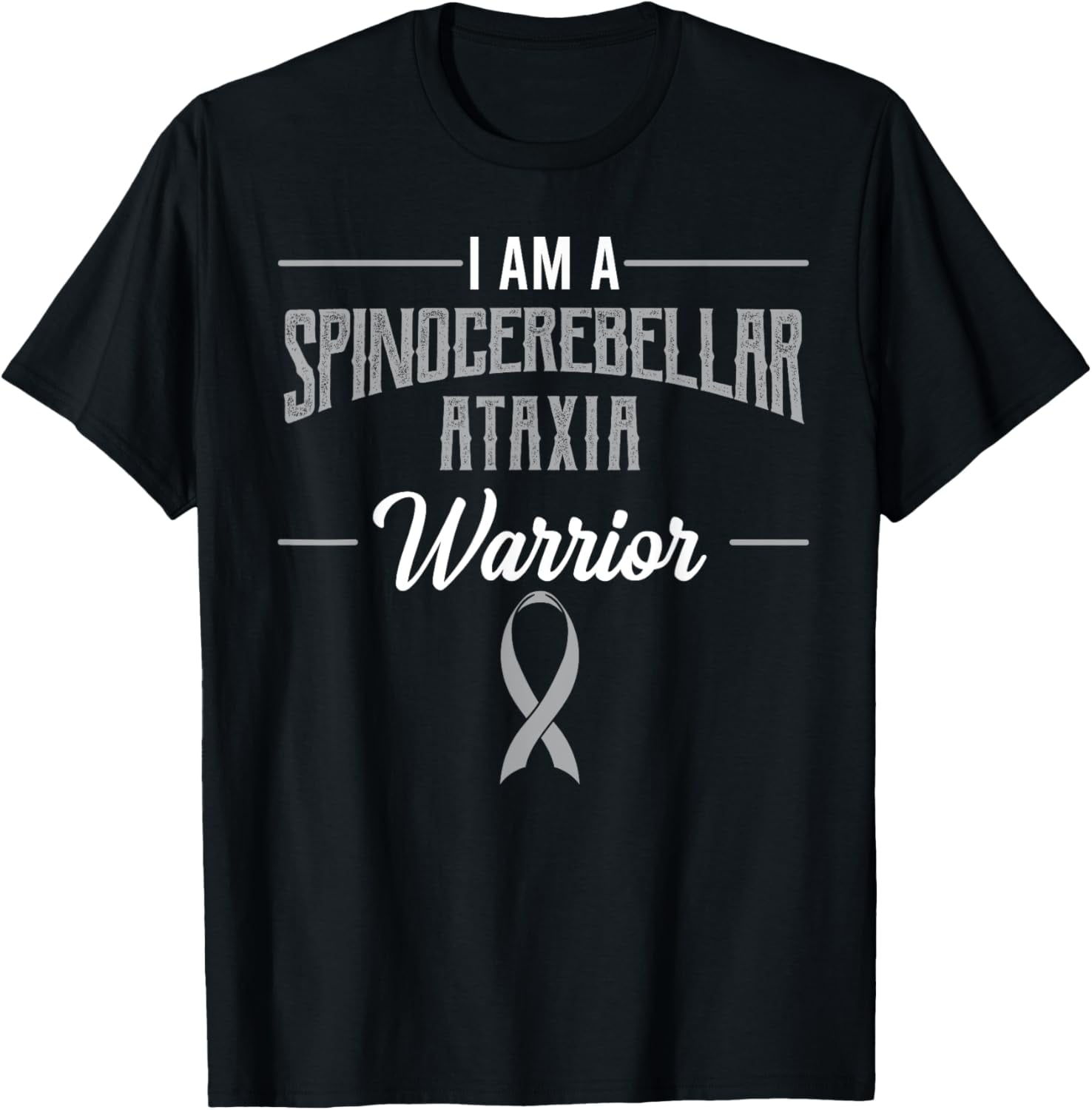 Spinocerebellar Ataxia Warrior Awareness Ribbon SCA Patient T-Shirt ...