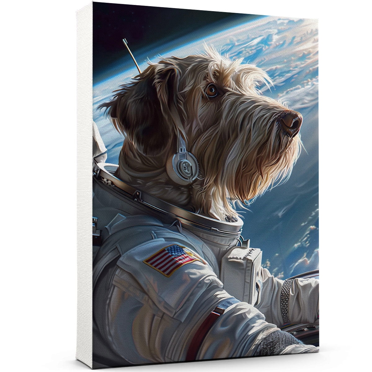 Spinone Italiano Dog Wall Decor - Space Wall Decor - Space Wall Art ...