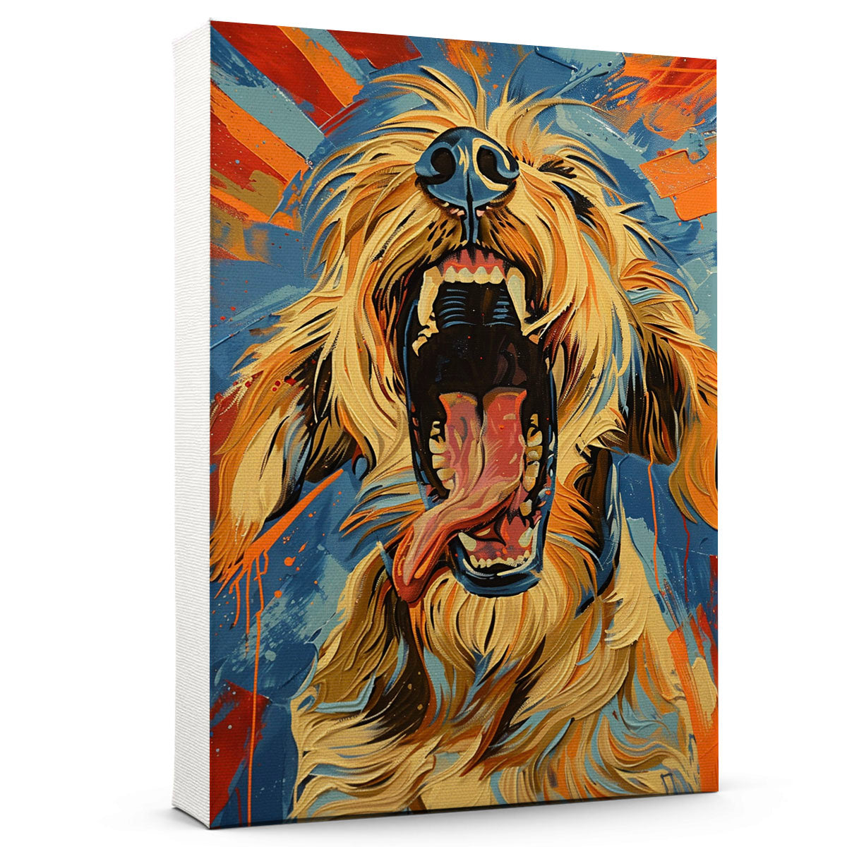 Spinone Italiano Scream Funny Dog Poster Unframe, Spinone Italiano Dog ...