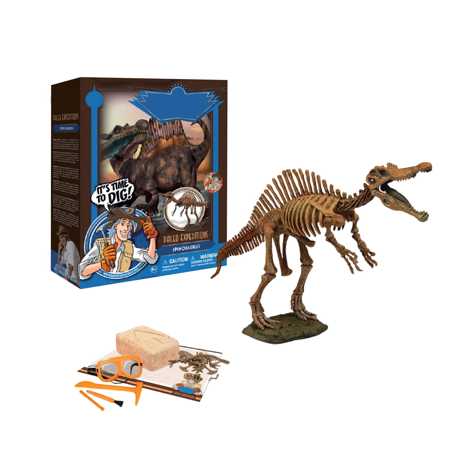Spinosaurus Fossil Dig Kit | Dinosaur Digging Fossil Kit Model Toys ...
