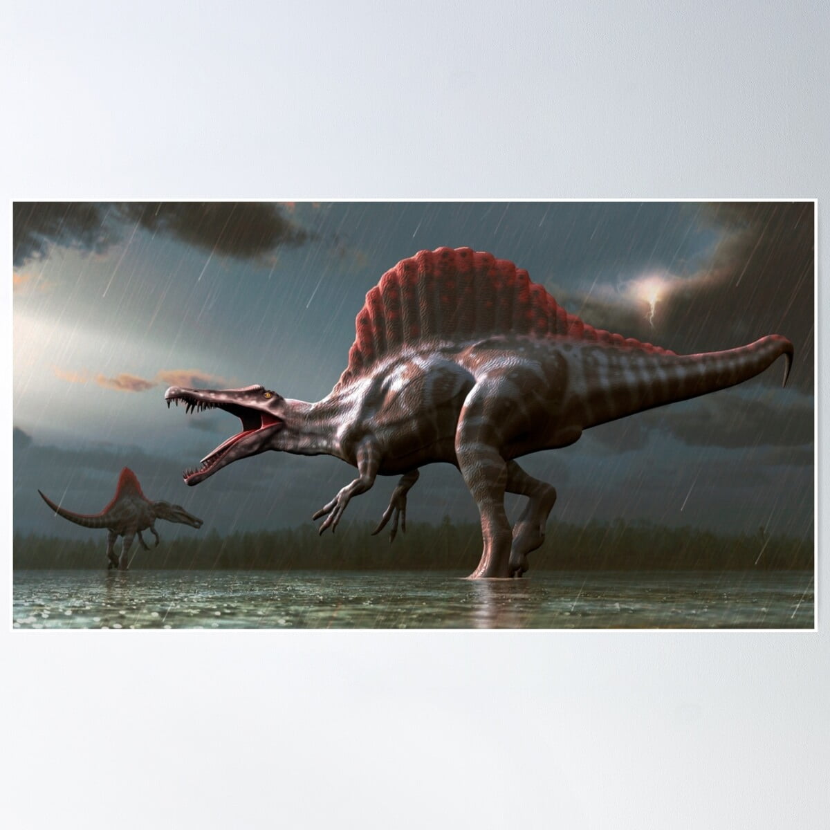 Spinosaurus Poster Wall Art, Modern Wall Decor For Living Room Bedroom ...