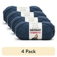 (4 pack) Spinrite Bernat Fabwoolous Yarn-Navy - Walmart.com
