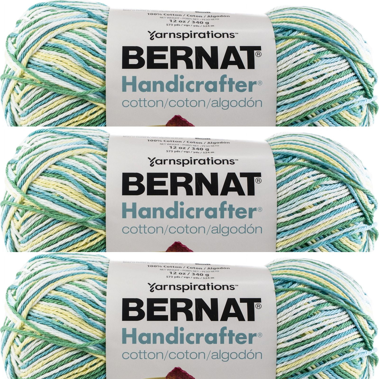 Spinrite Bernat Handicrafter Cotton Yarn 340g - Ombres - Mod Ombre, 1 ...