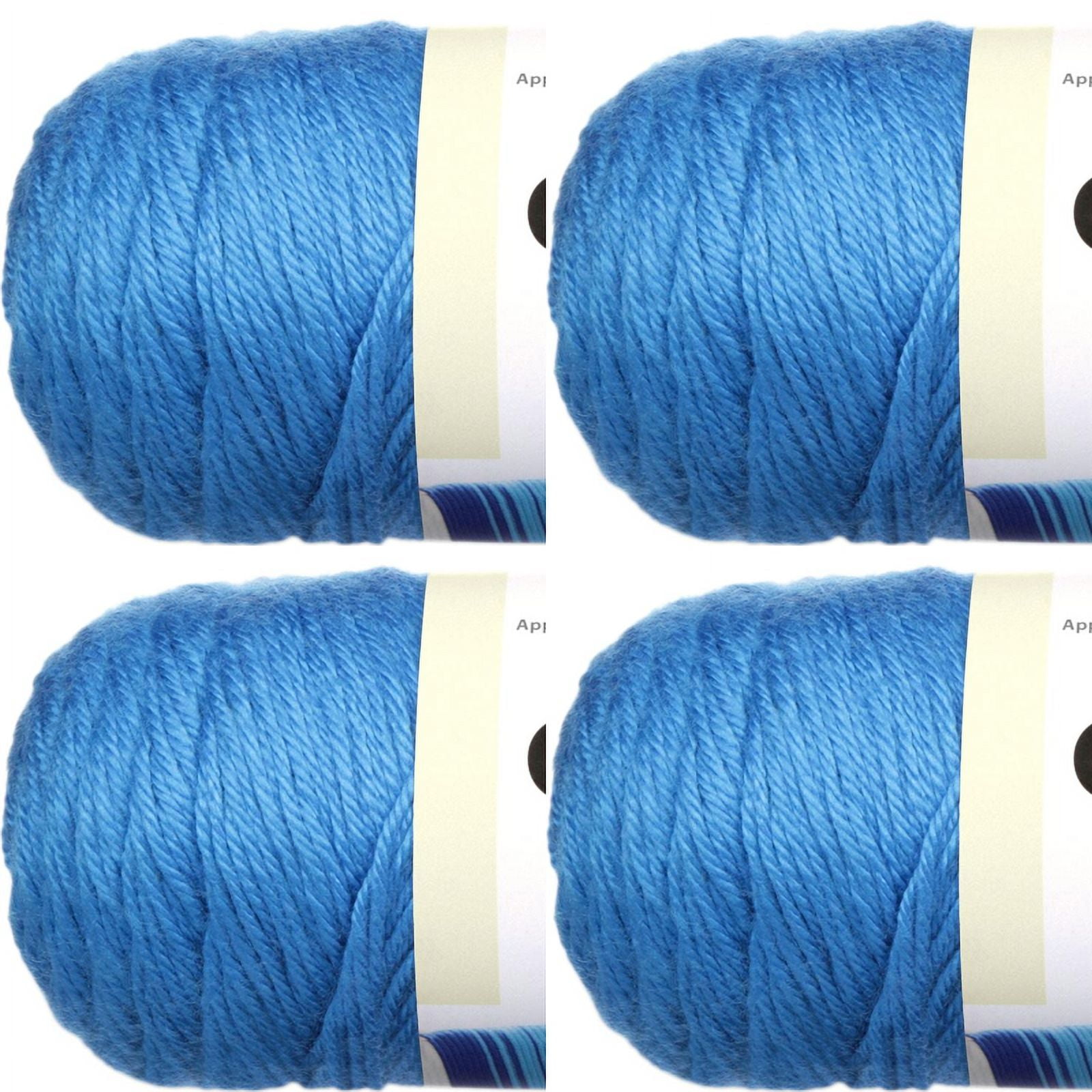 Spinrite Caron Simply Soft Solids Yarn - Cobalt Blue, 1 Pack of 4 Piece ...