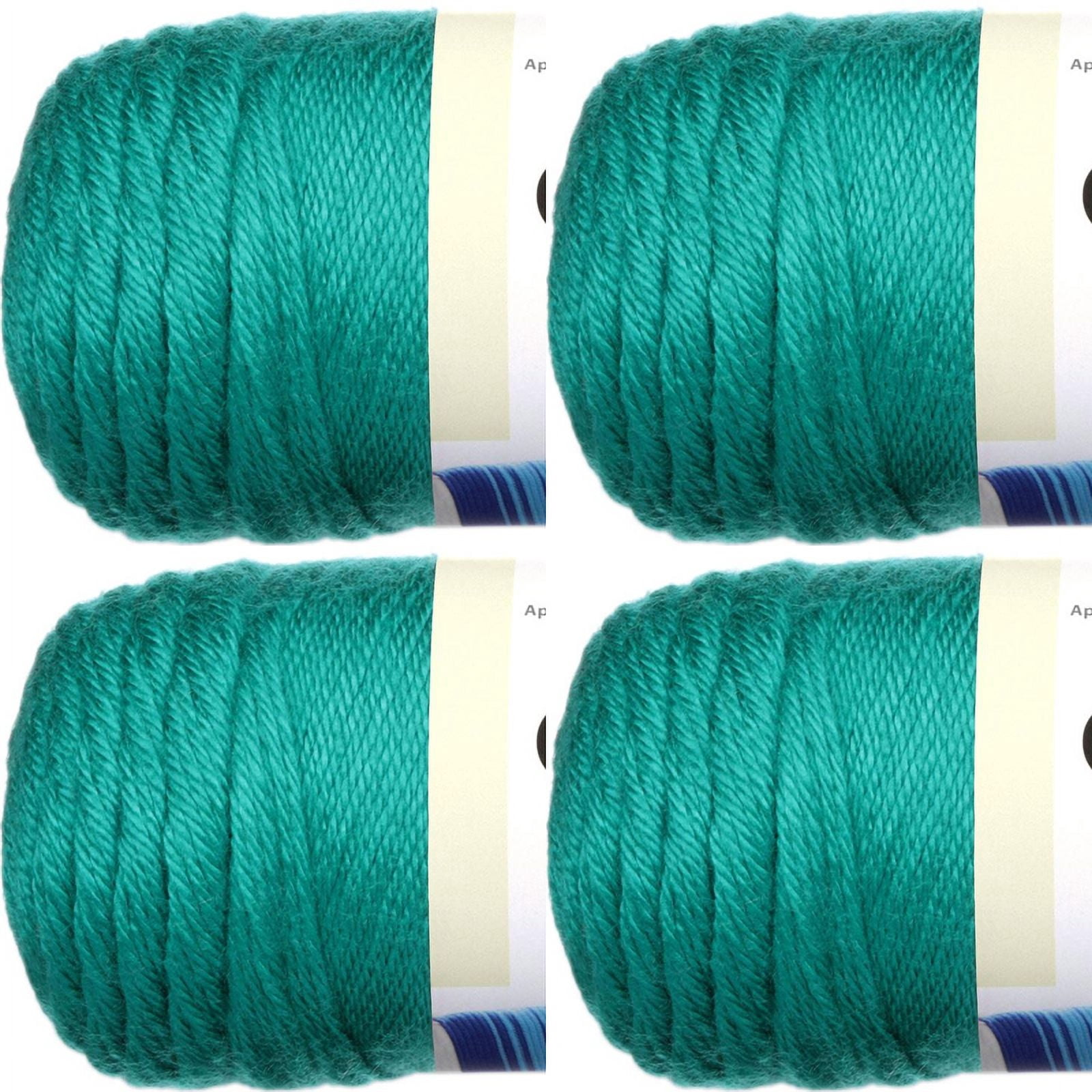 Spinrite Caron Simply Soft Solids Yarn - Cool Green, 1 Pack of 4 Piece ...