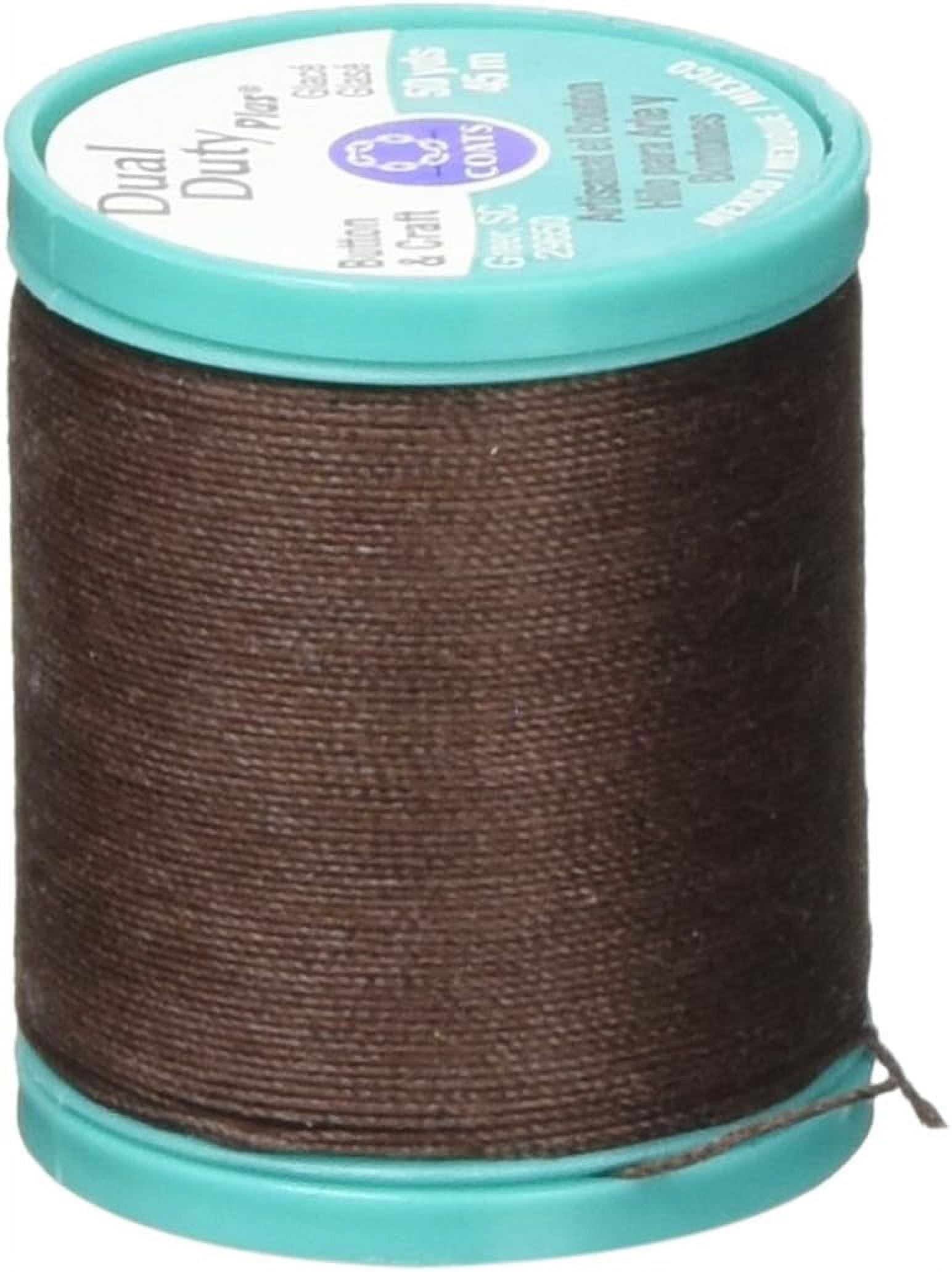 Spinrite Coats Dual Duty Plus Button & Carpet Thread 50yd - Chona Brown ...