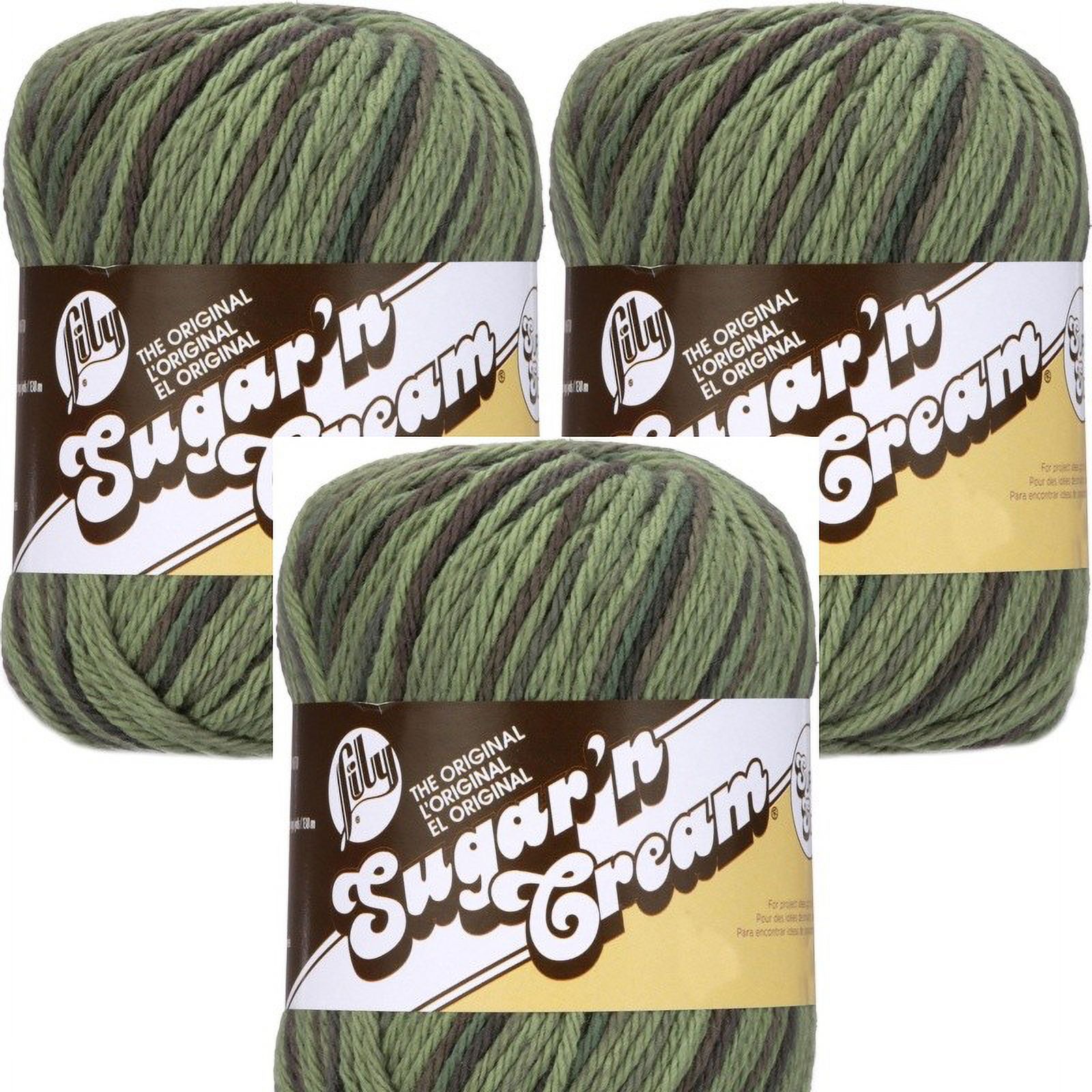 Spinrite Lily Sugar'n Cream Yarn - Ombres Super Size-Renegade, 1 Pack ...