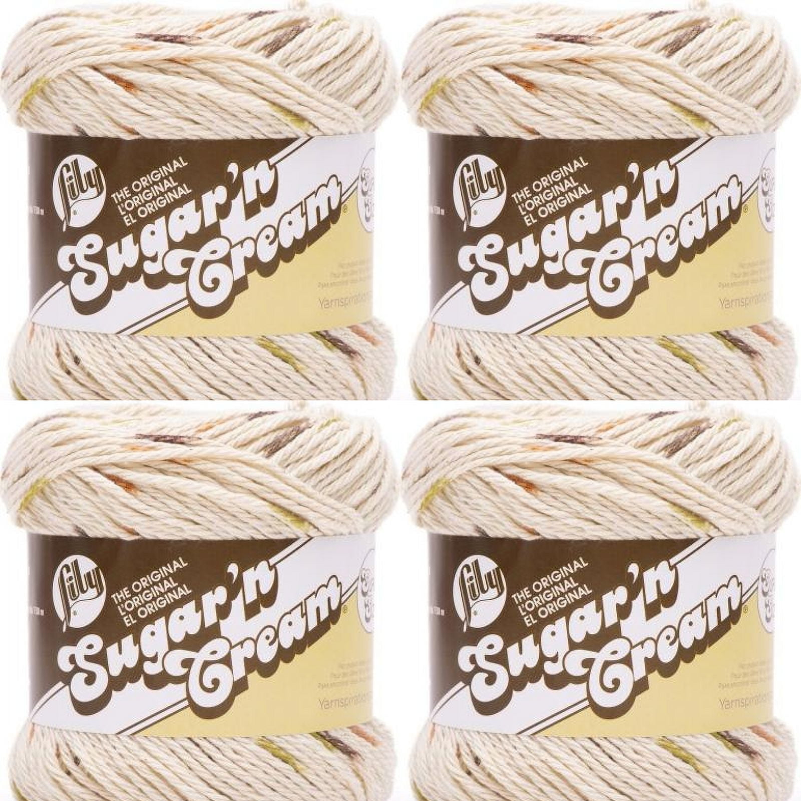 Spinrite Lily Sugar'n Cream Yarn - Ombres Super Size - Sonoma, 1 Pack ...