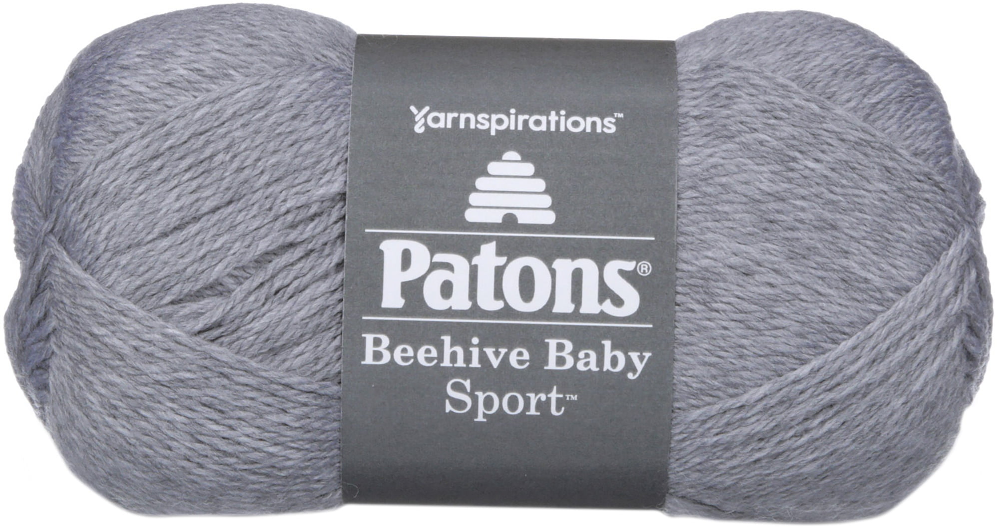Spinrite Patons Beehive Baby Sport Yarn - Solids-Baby Grey, 1 Pack of 6 ...