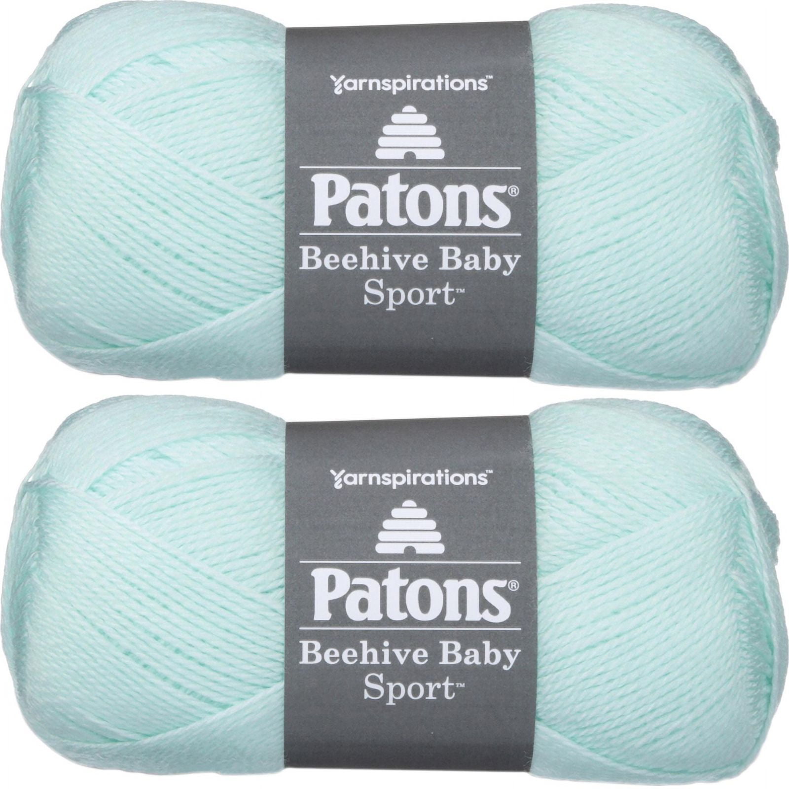 Spinrite Patons Beehive Baby Sport Yarn Solids Delicate Green, 1 Pack ...
