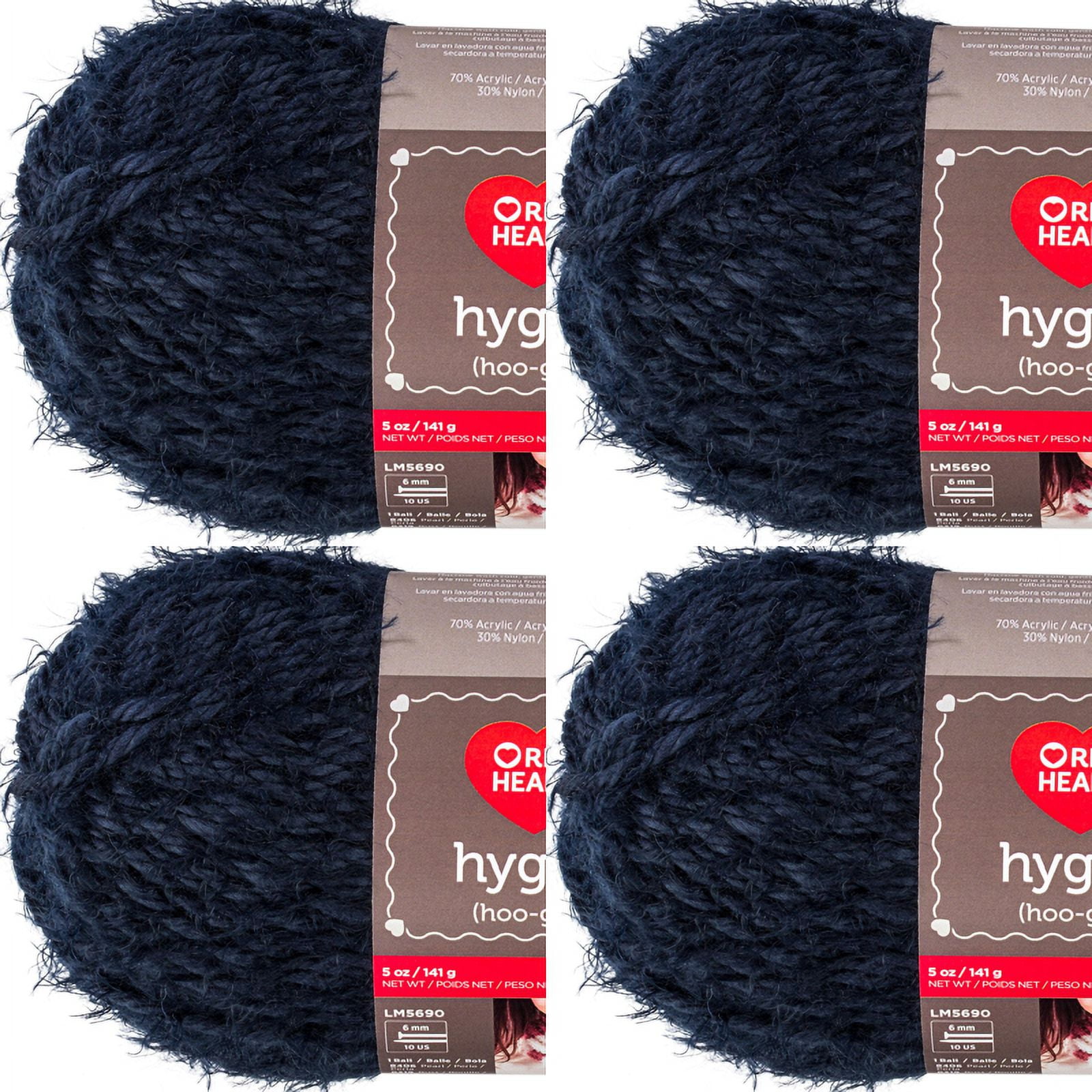 Spinrite Red Heart Hygge Yarn 5oz - Indigo, 1 Pack of 4 Piece - Walmart.com