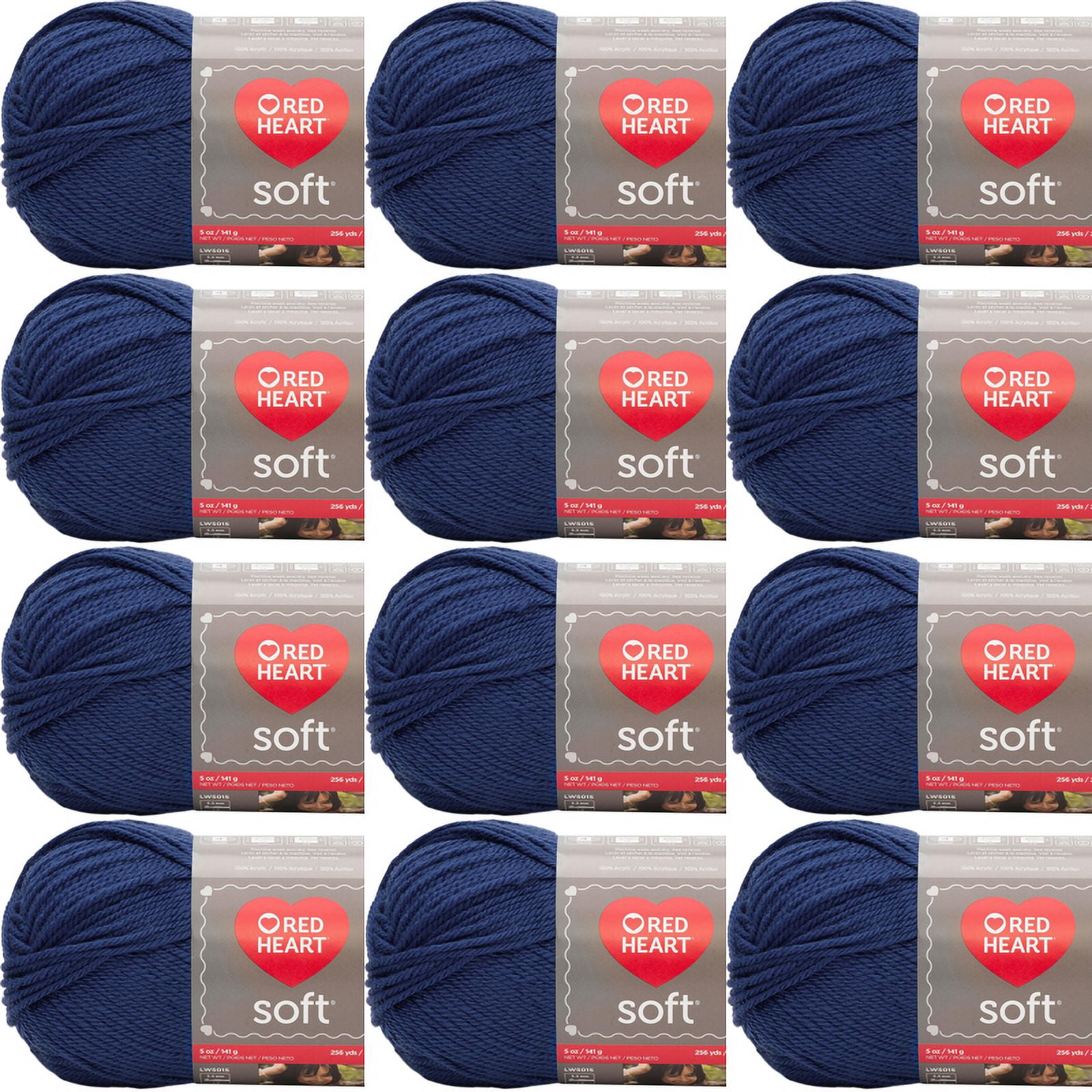 Spinrite Red Heart Soft Yarn - Royal Blue, 1 Pack of 12 Piece - Walmart.com