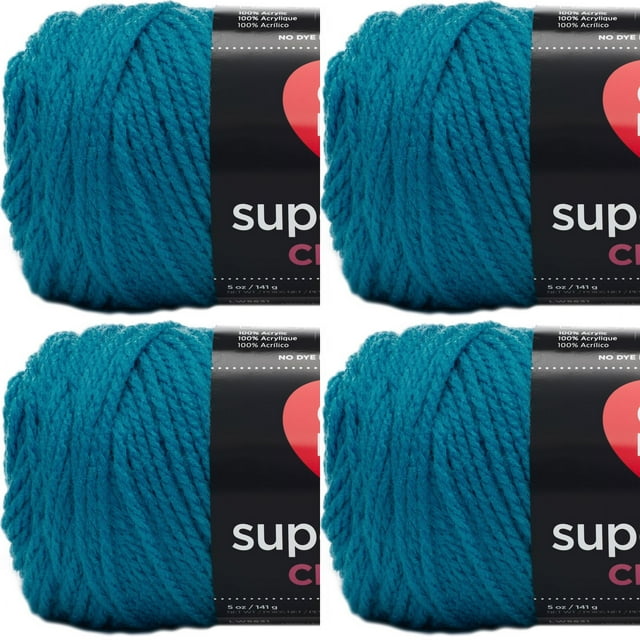 Spinrite Red Heart Super Saver Yarn - Pool, 1 Pack of 4 Piece - Walmart.com