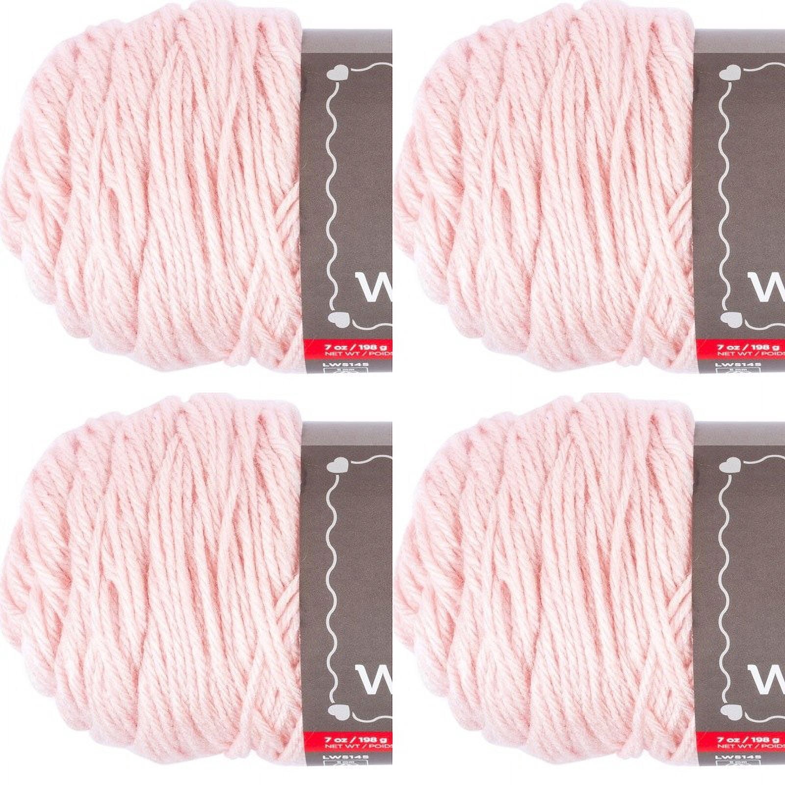 Spinrite Red Heart With Love Yarn - Sweet Pink, 1 Pack of 4 Piece ...