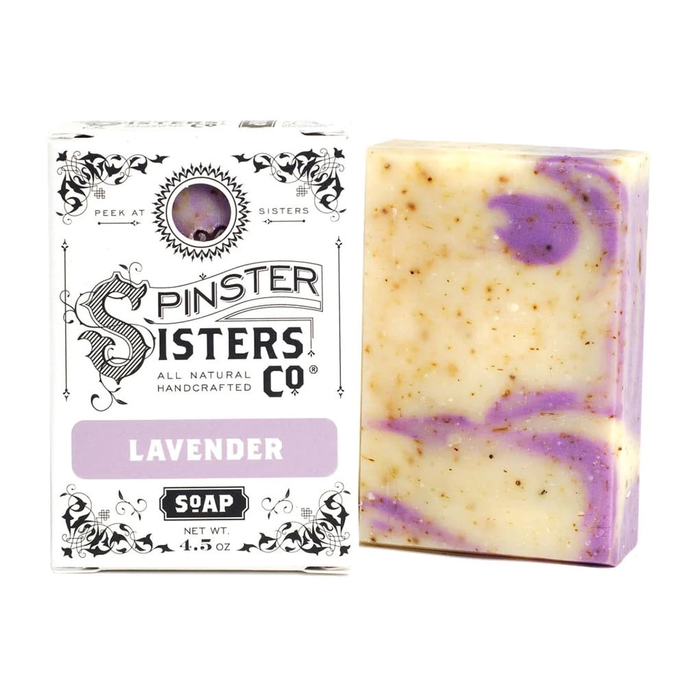 Spinster Sisters Lavender Soap Bar, 4.5 Oz, 3 Pack - Walmart.com