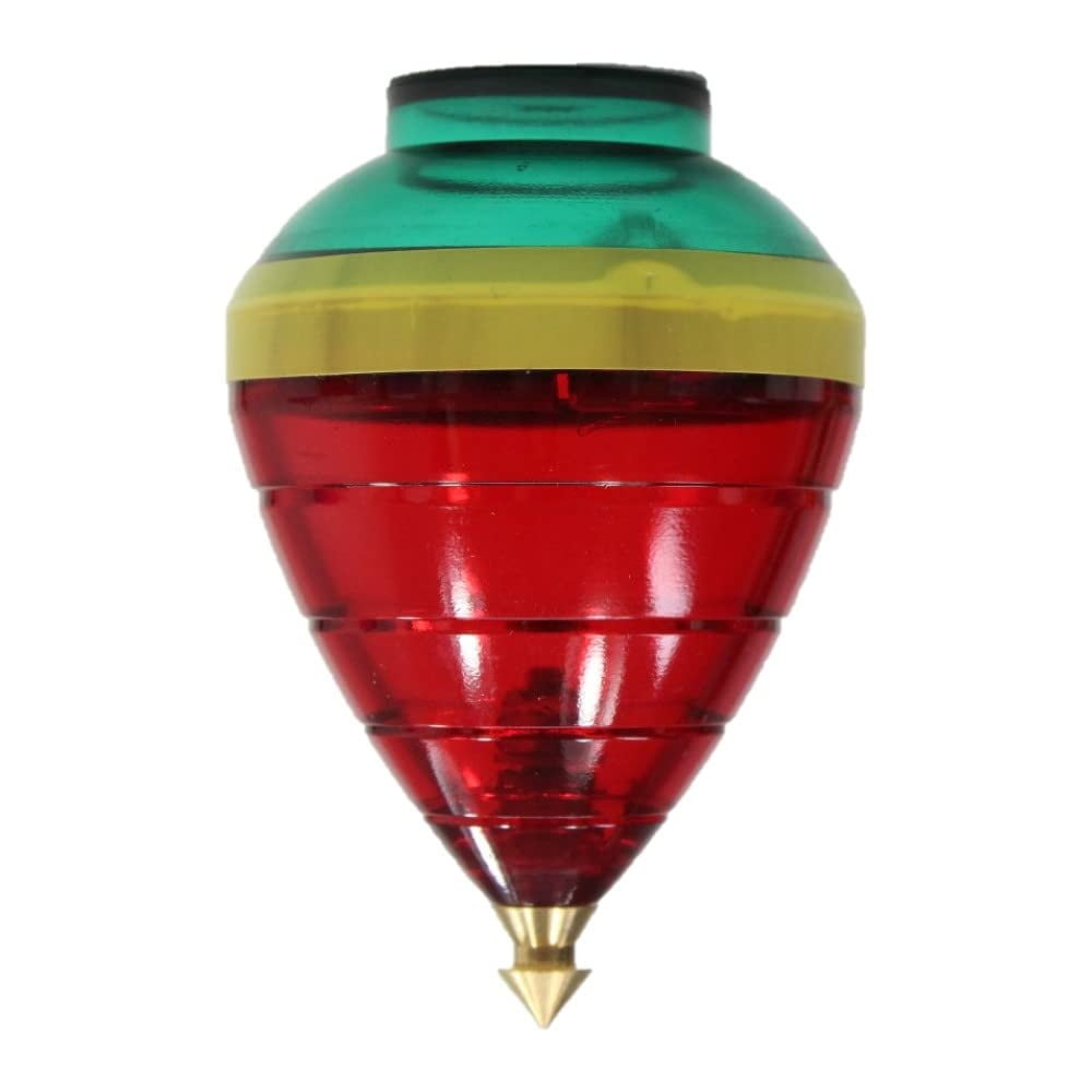 Spintastics Trompo Bearing Tip Spin Top (Red and Green) C30 - Walmart.com
