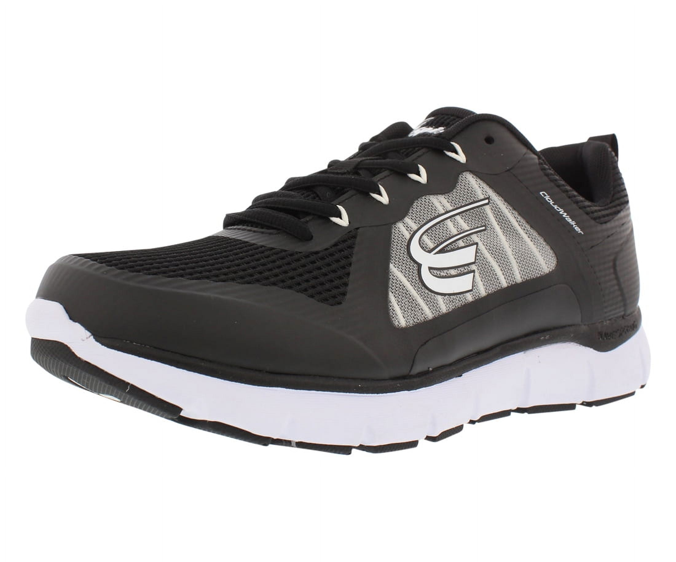 Spira Cloudwalker Walking Wide Mens Shoe Size 7.5, Color: Black ...