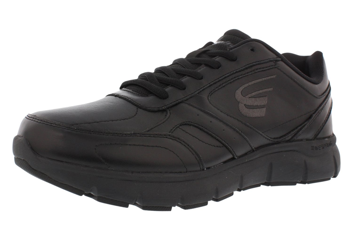 Spira WaveWalker Men's Slip Resistant Walking Shoe - Black - Walmart.com