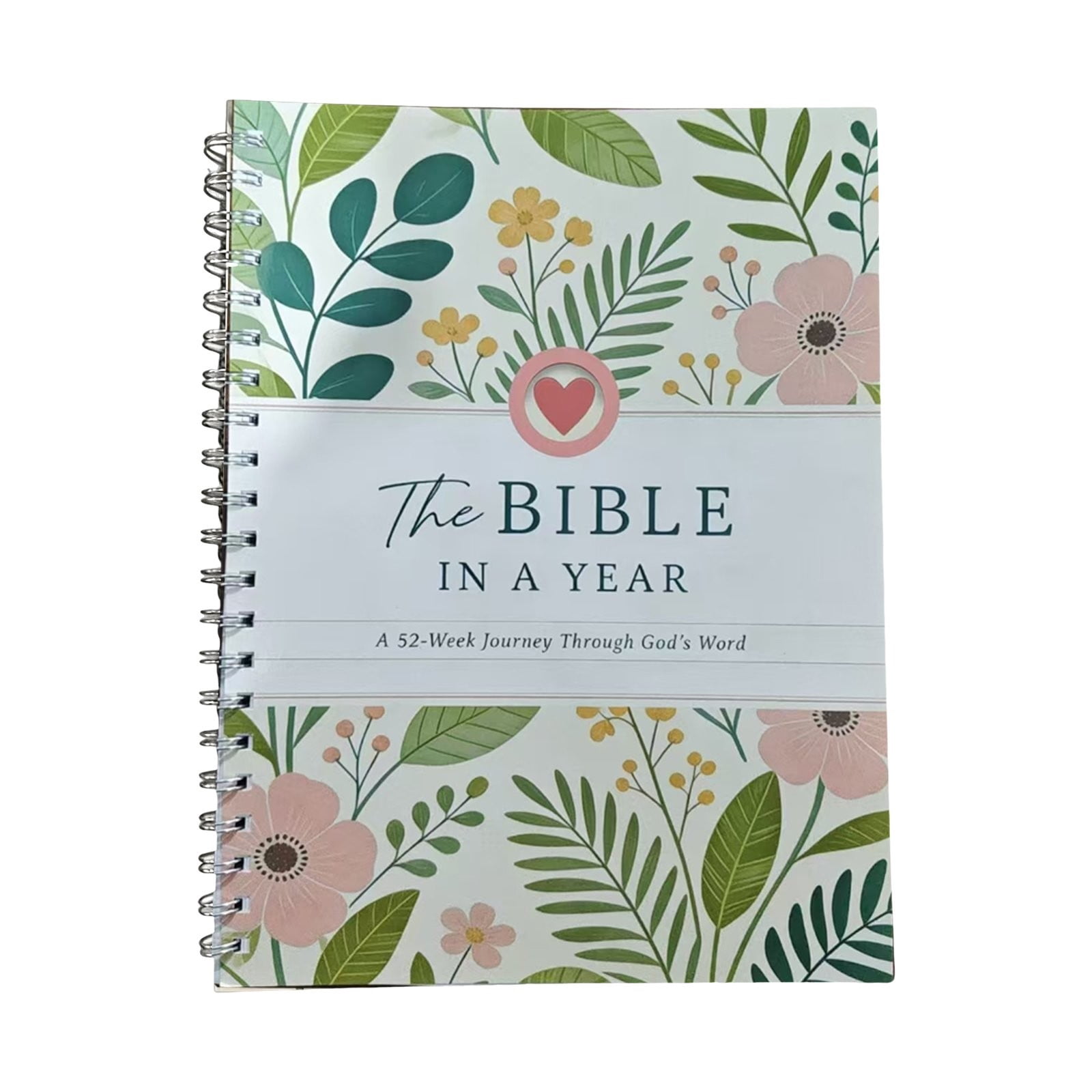 Spiral Bible,The Bible in A Year,52 Week Guided Bible Study & Daily ...