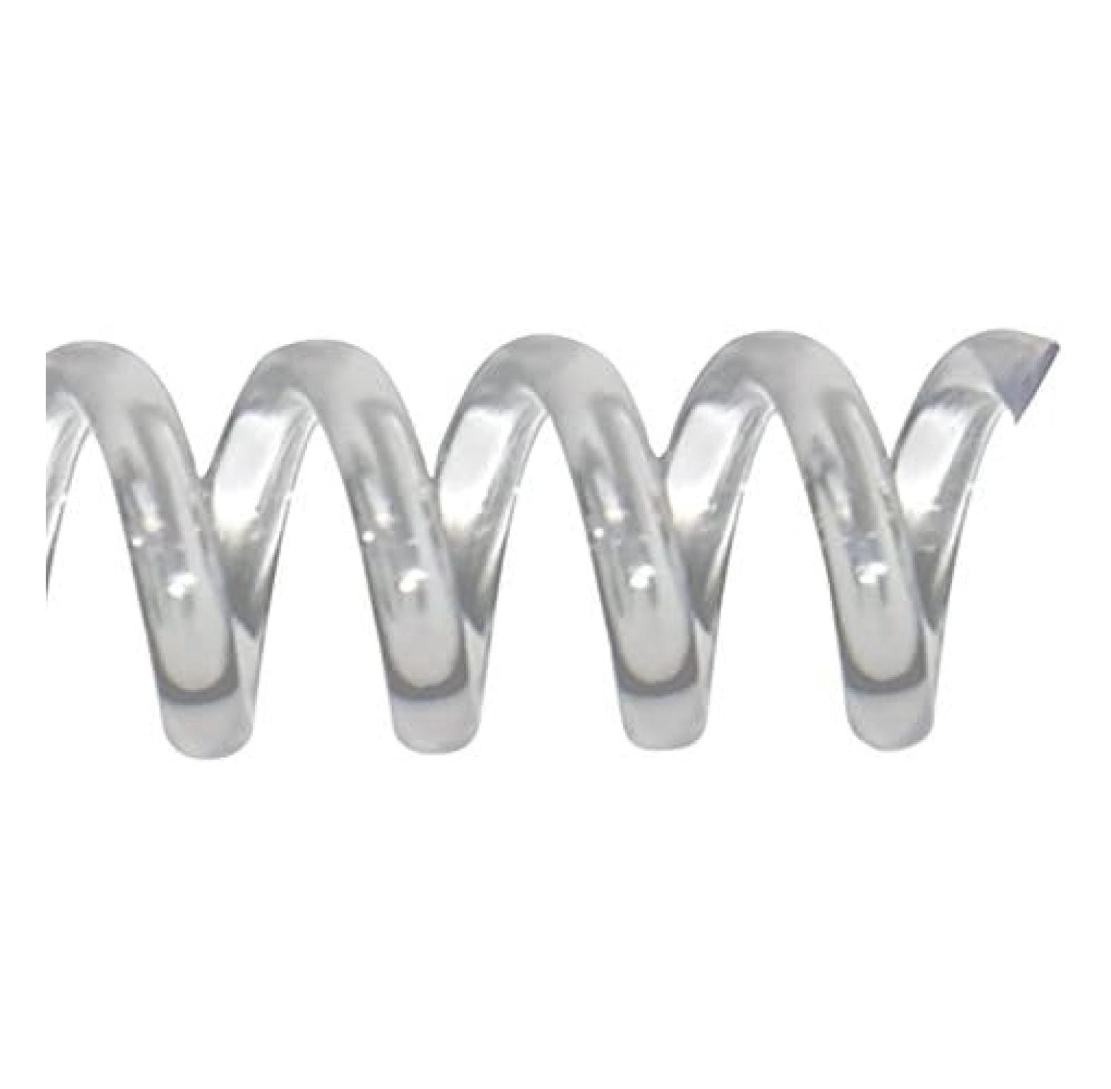 Spiral Binding Coils 20mm (3/4") - 50 Pack | 12" Length, 4:1 Pitch, 172 Sheet Capacity | Clear ...