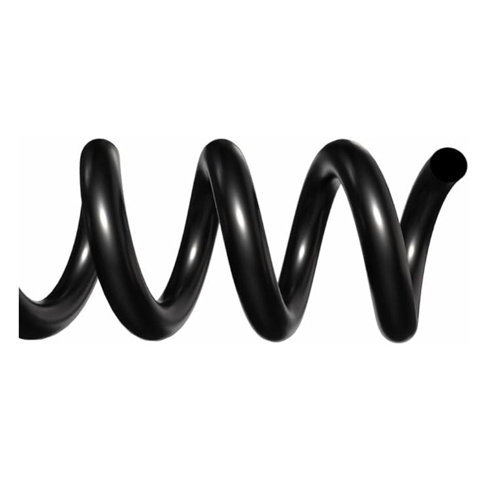 Spiral Binding Coils 6mm (1/4in) Black - 4:1 Pitch, 36in Length, 30 ...
