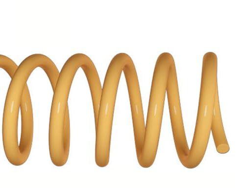 Spiral Binding Coils 6mm (¼ x 12) 4:1 [pk of 100] Golden Yellow (PMS ...