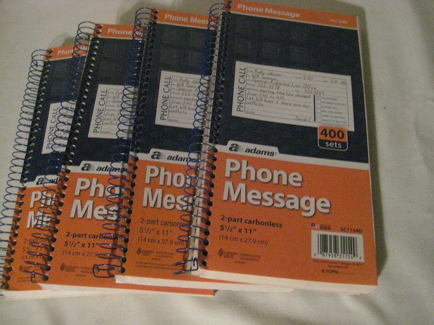 Spiral Bound Phone Message Books - Walmart.com