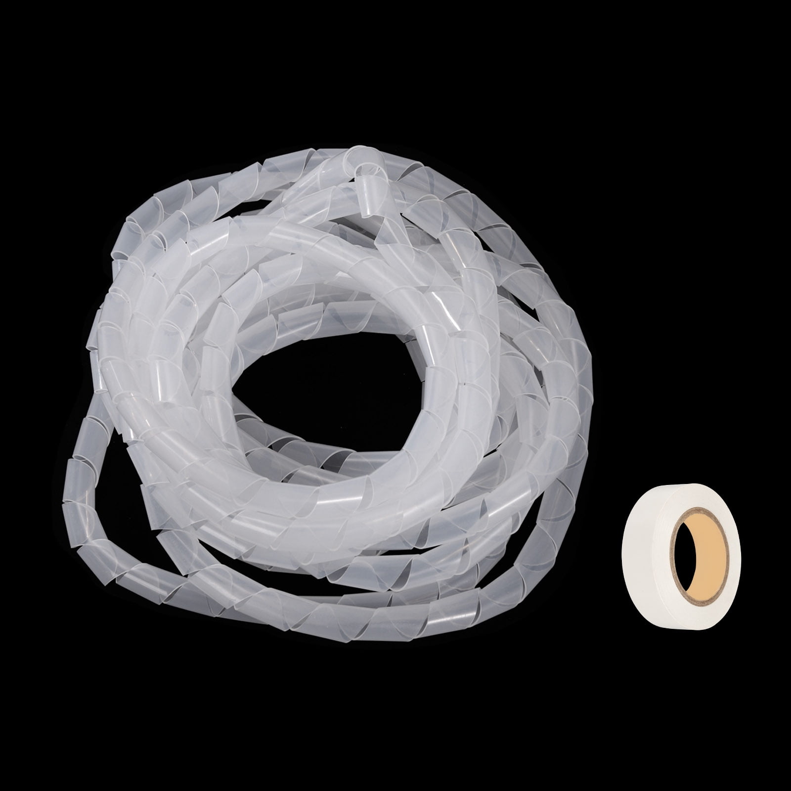 Spiral Cable Wrap 14.8ft 14mm Cable Management Sleeve Cord Organizer ...