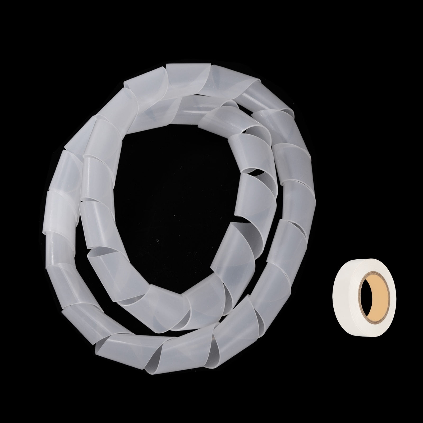 Spiral Cable Wrap 8.2ft 20mm Cable Management Sleeve Cord Organizer ...
