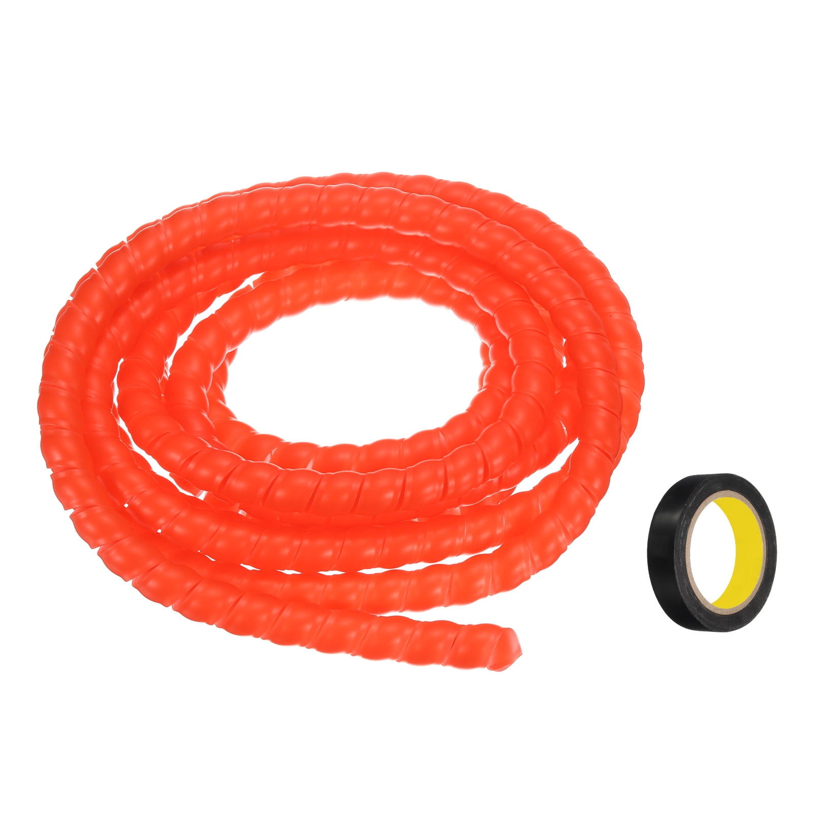 Spiral Cable Wrap 9.8ft 12mm Cable Management Sleeve PP Insulation Cord ...