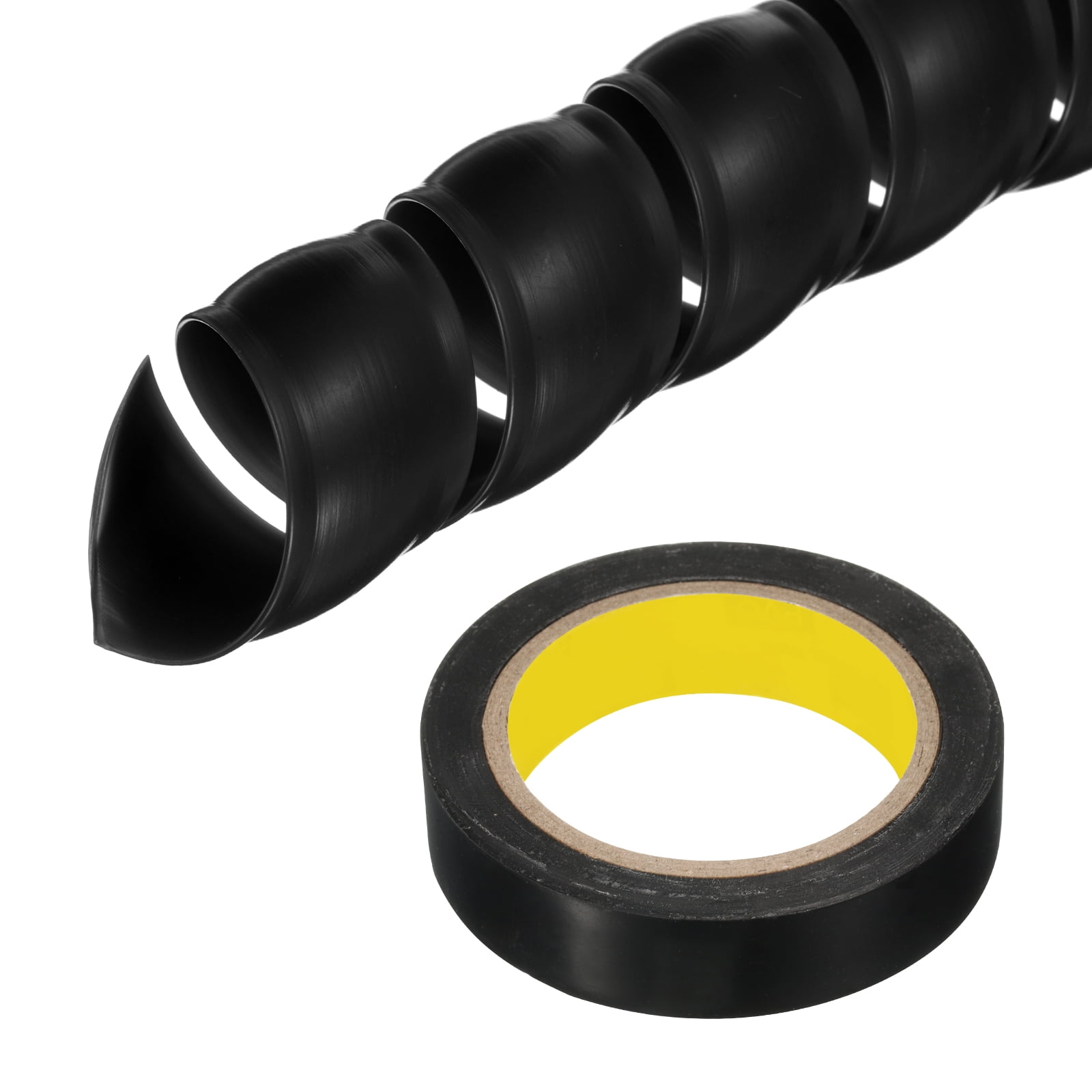 Spiral Cable Wrap 9.8ft 25mm Cable Management Sleeve PP Insulation Cord ...