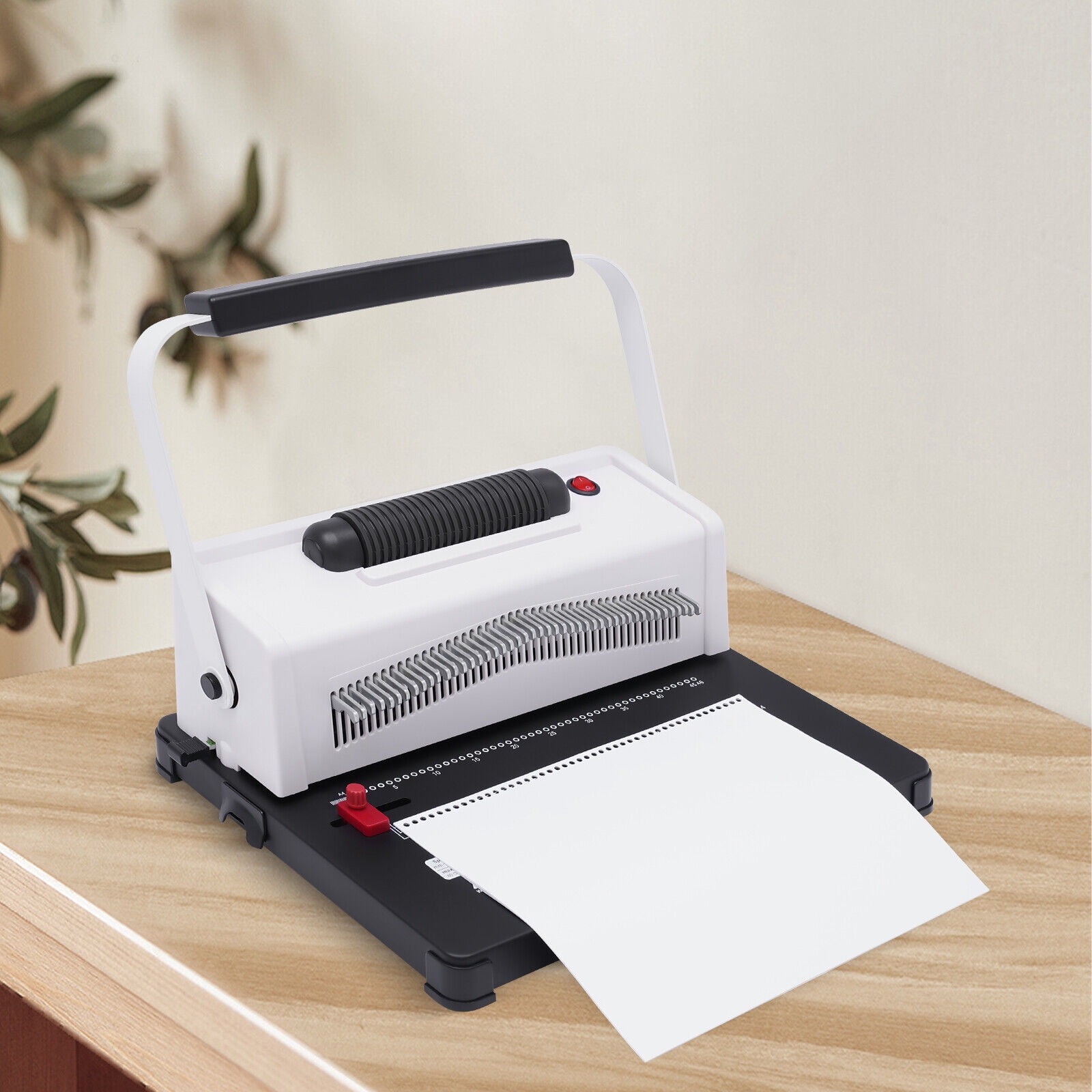 Spiral Coil Binding Machine 46 Hole Manual Paper Punching Binding W 100