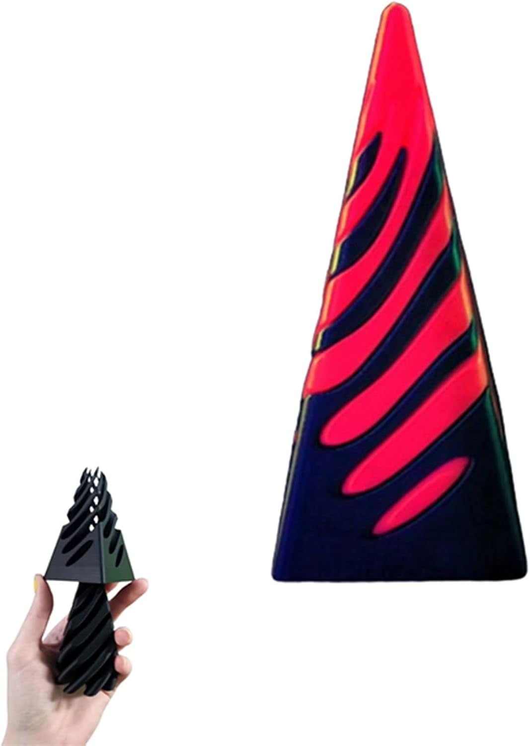 Spiral Cone Fidget Toy, 3D Printed Spiral Cone Toy, Impossible Cone ...
