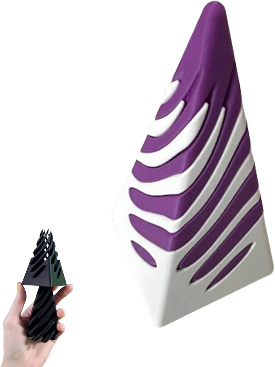 Spiral Cone Fidget Toy, 3D Printed Spiral Cone Toy, Impossible Cone ...