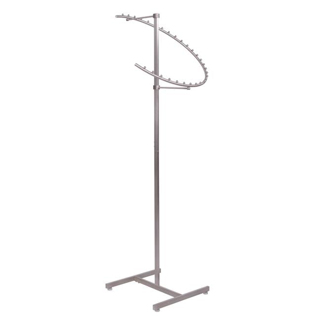 Spiral Costumer Rack, Satin Nickel - Walmart.com