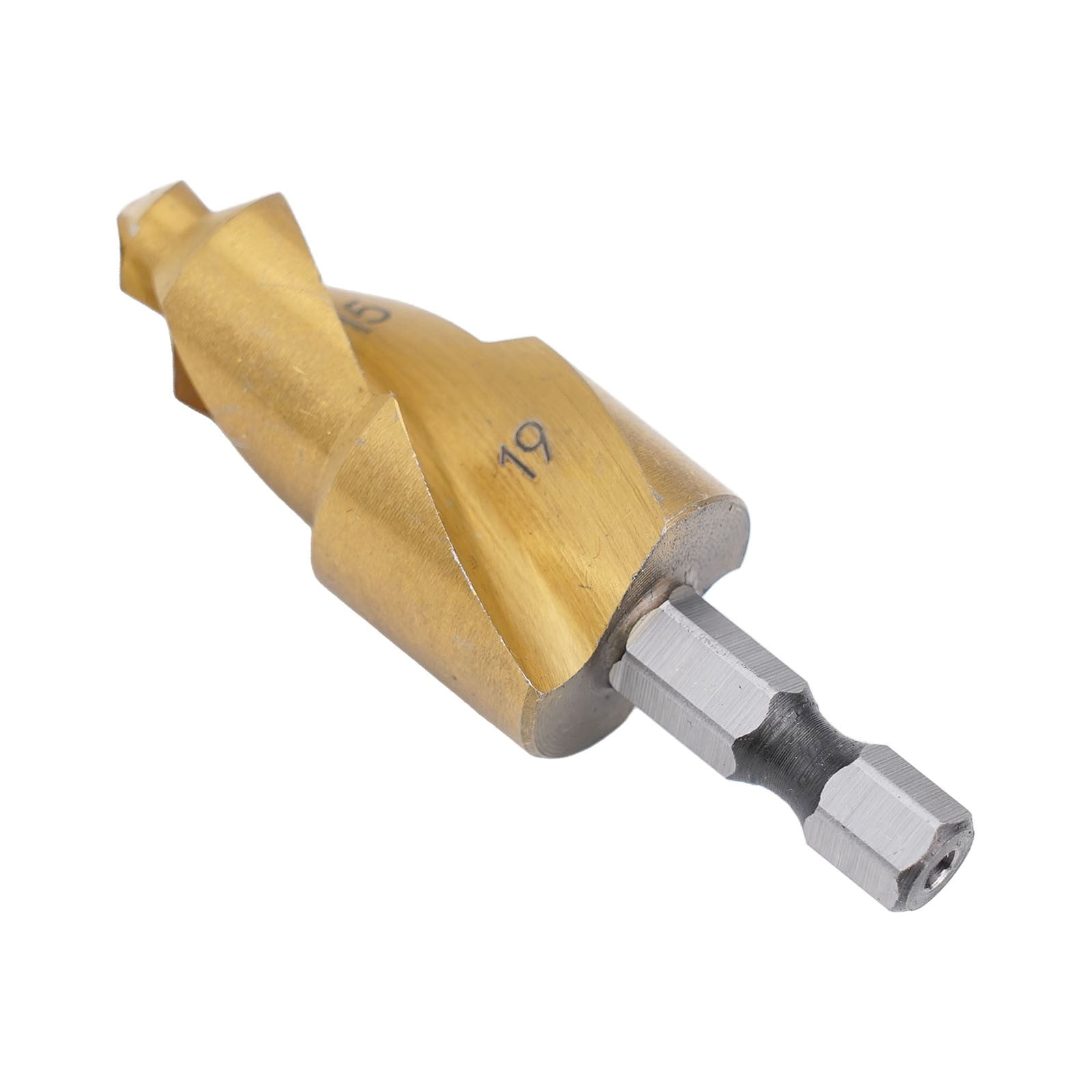 Spiral Countersink Drill Bit 1/4 Hex Hss Center Punch Tool Water Pipe ...