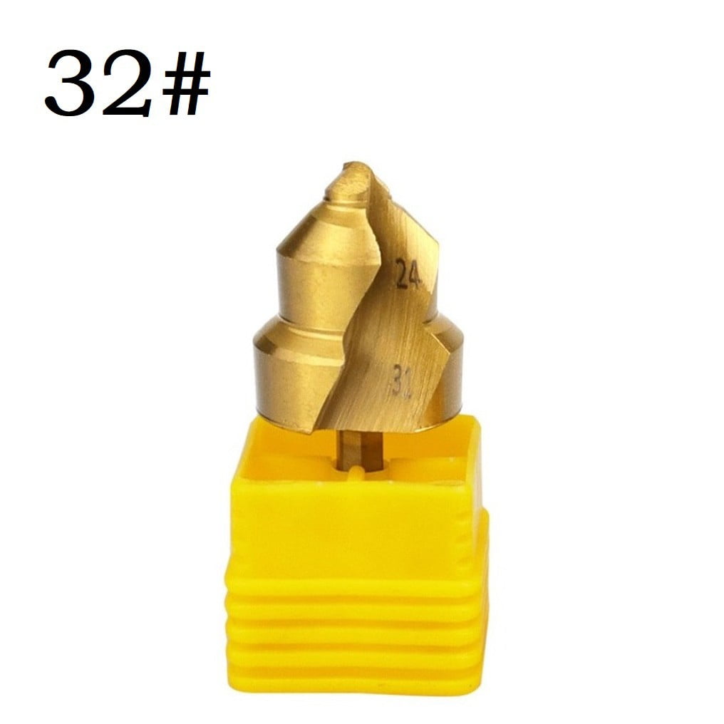 Spiral Countersink Drill Bit 1/4 Hex Hss Center Punch Tool Water Pipe ...