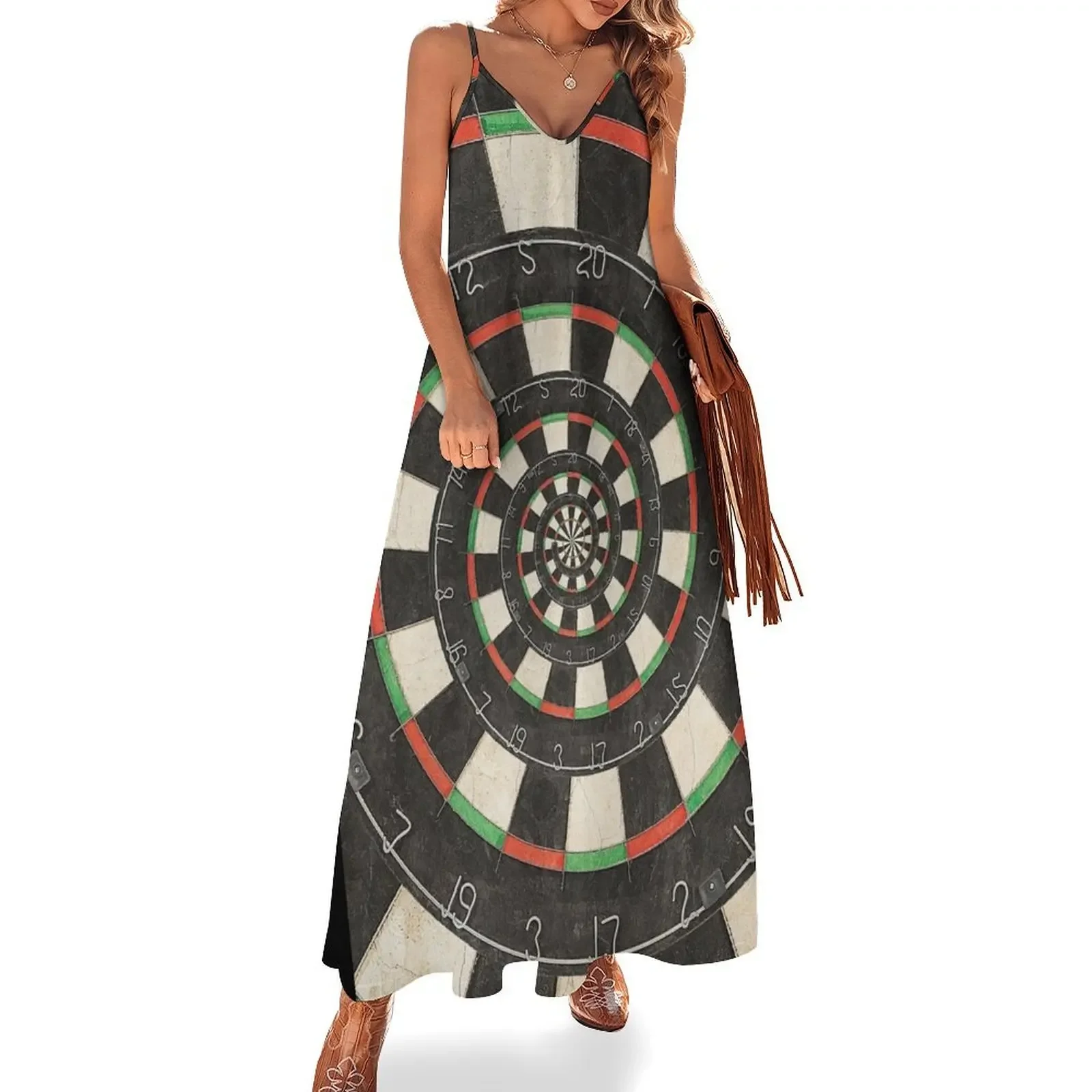 Spiral Dart Board Droste Effect Sleeveless Dress Women's skirt Women's ...