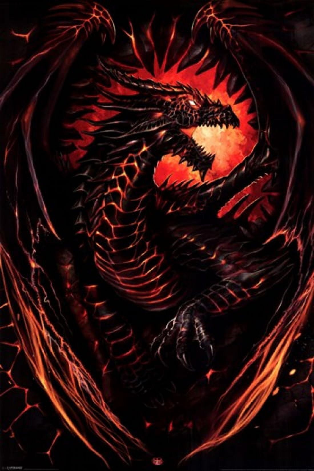 Spiral - Dragon Furnace Poster (24 x 36) - Walmart.com
