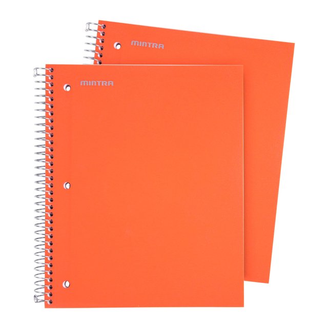 Spiral Durable Notebooks, 2 Pack (3 Subject, College Ruled) - Walmart.com